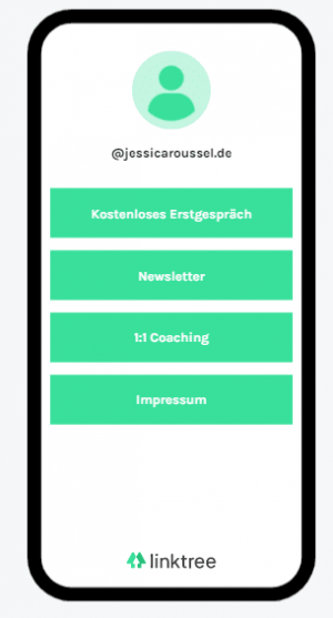 Die beste kostenlose Linktree Alternative für Instagram - Jessica Roussel